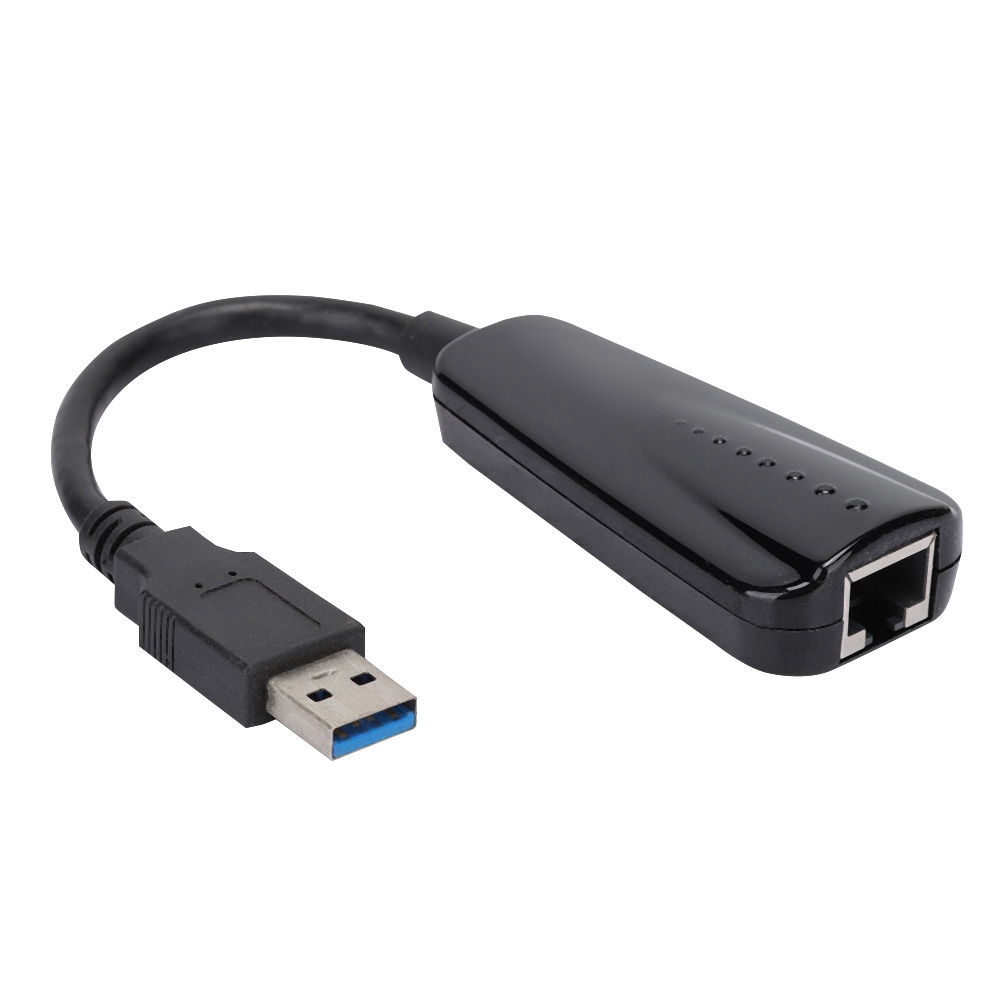 Gigabit USB Network Interface Card Adapter for Realtek 8153OLD (Black) IEEE 802.3x IEEE 802.3 ...
