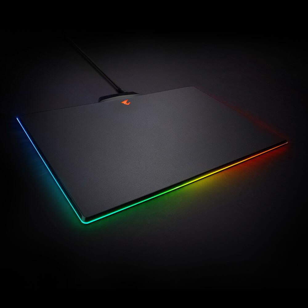 Gigabyte AORUS P7 RGB Fusion Gaming Mouse Pad Micro-Textured Surface ...
