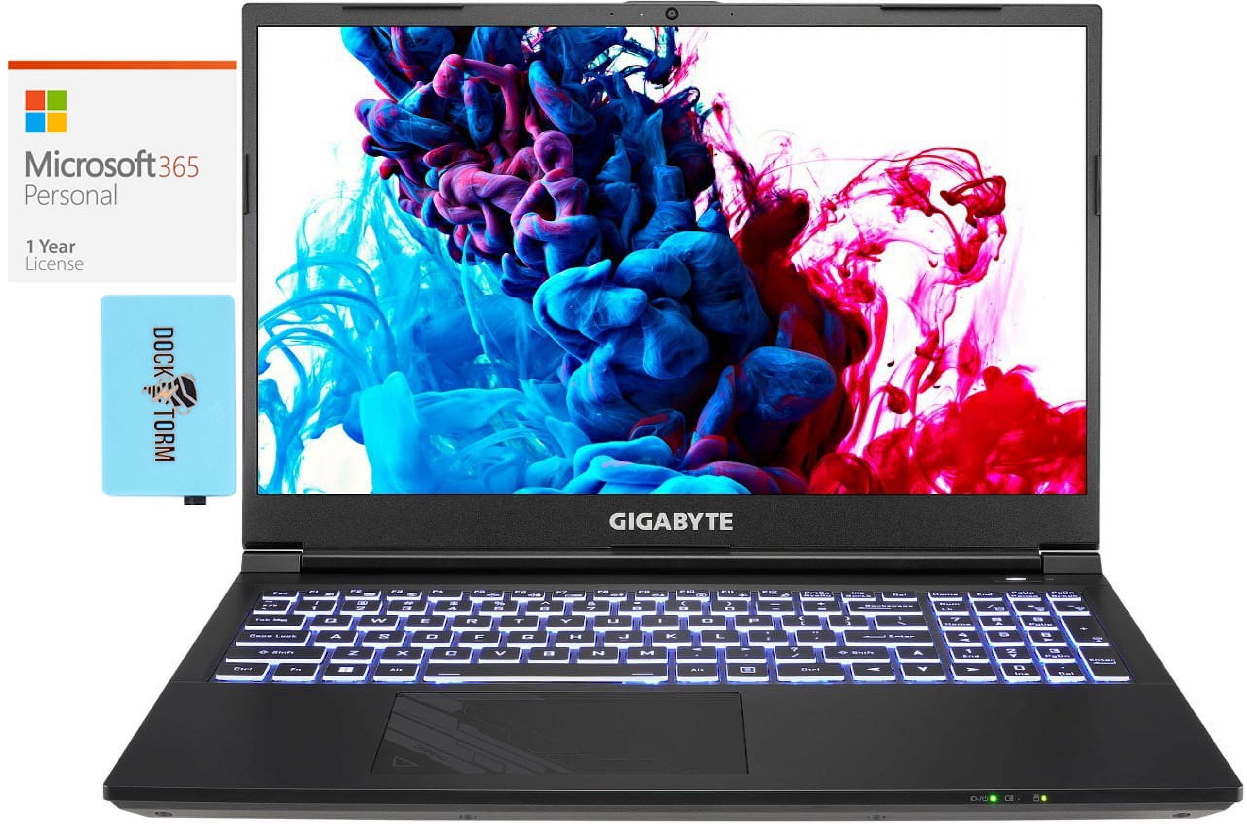 Gigabyte G5 KF5 Gaming/Entertainment Laptop (Intel i7-12650H 10-Core, 15.6in 144 Hz Full HD ...