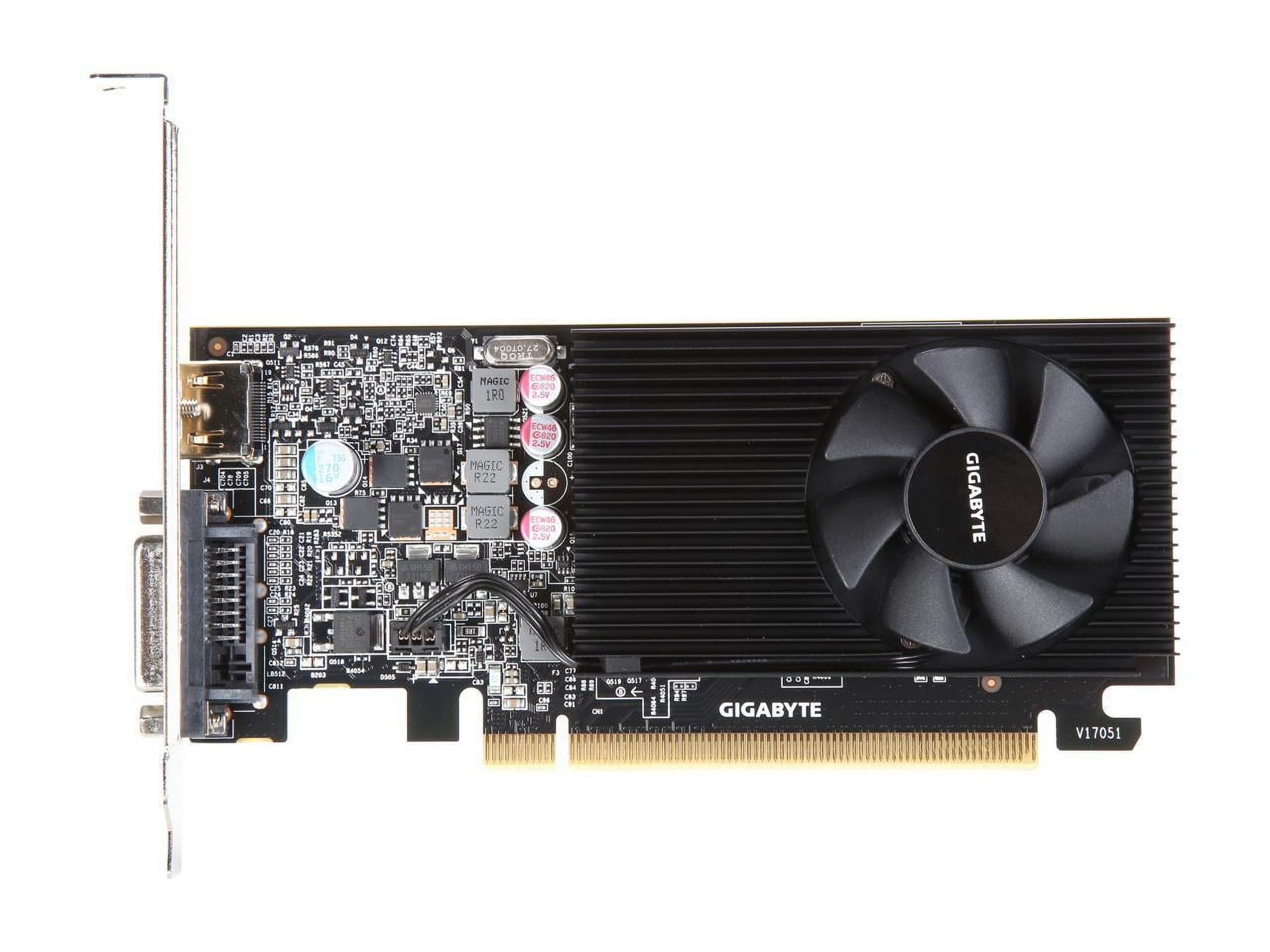 Gigabyte NVIDIA GeForce GT 1030 Graphic Card, 2 GB GDDR5, Low-profile ...
