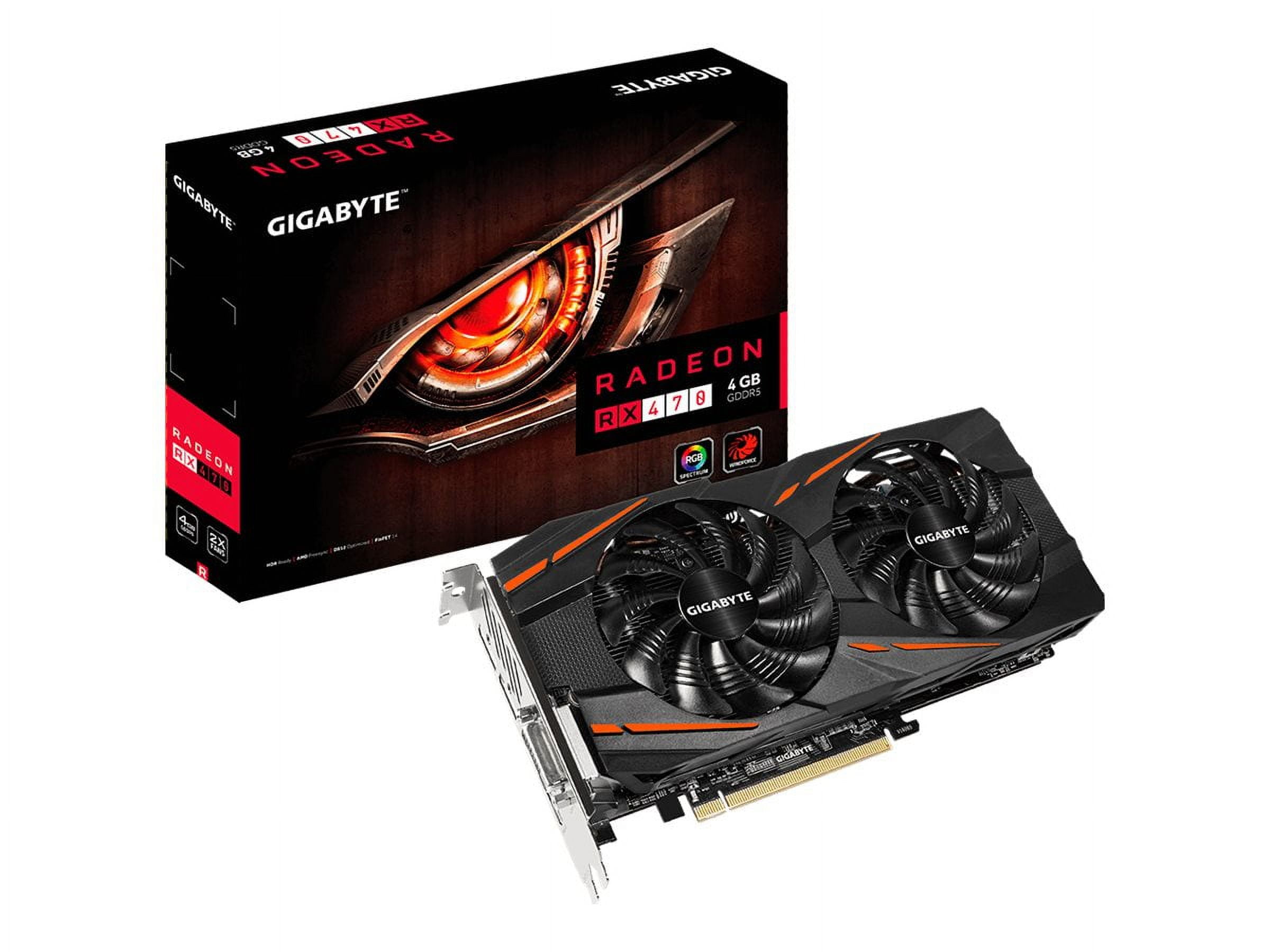 Gigabyte AMD Radeon RX 470 Graphic Card, 4 GB GDDR5 - Walmart.com