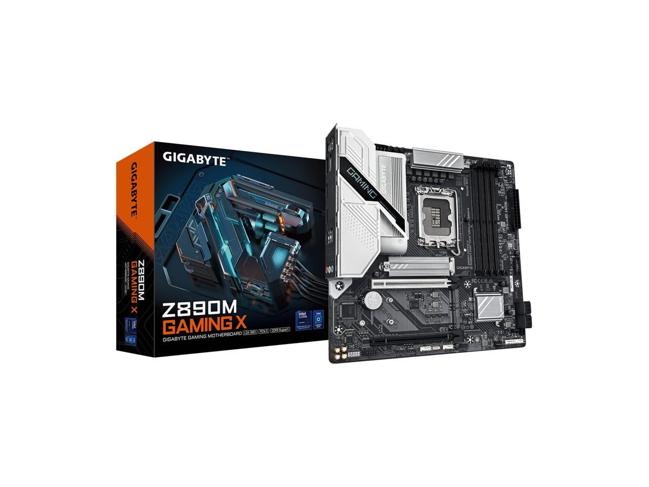 Z890M GAMING X LGA 1851 Intel Z890 Micro ATX (280) Motherboards - Intel ...