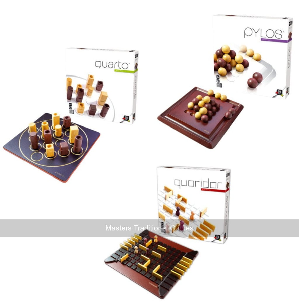 Gigamic Board Games Bundle - Quoridor, Quarto and Pylos - Walmart.com