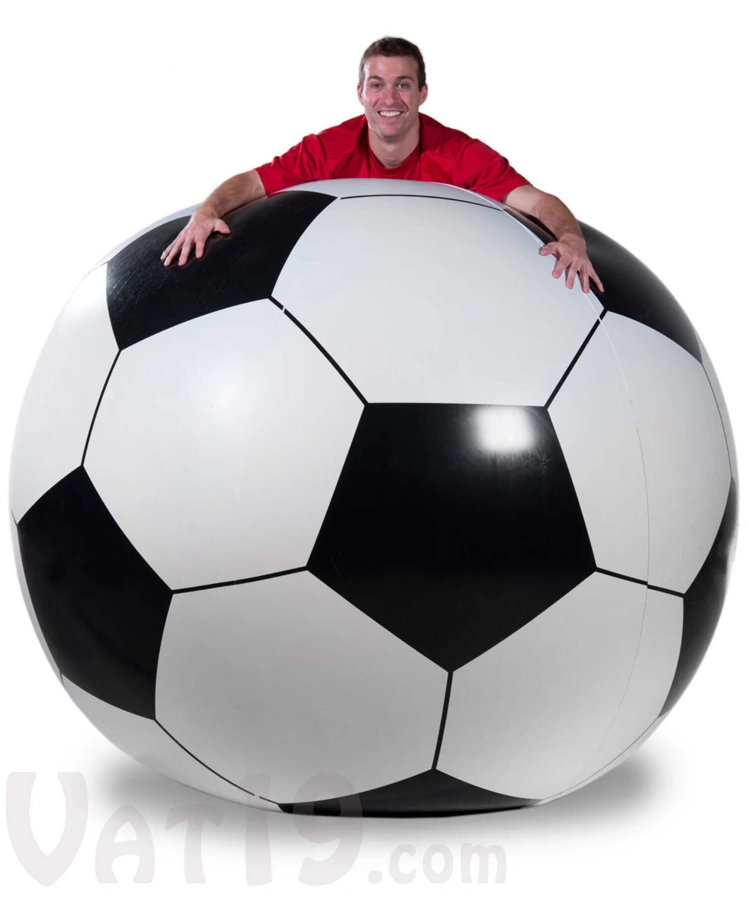 Large Giant 6' Inflatable Soccer Ball for Outdoor Beach Fun - Walmart.com