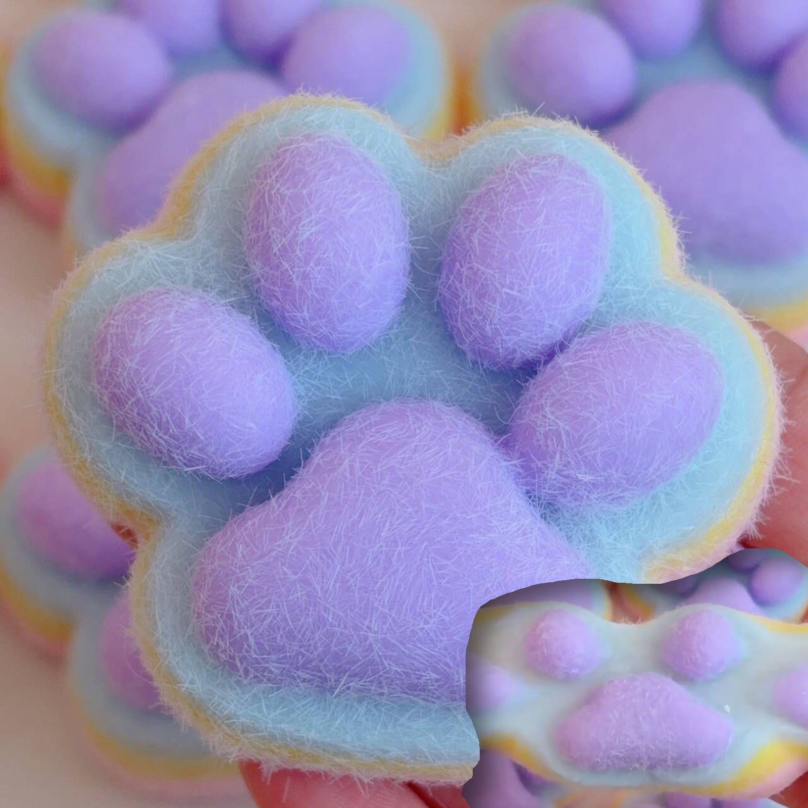 Gigantic Paw Stress Relief Toy | Extra Large Soft Squeezable Cute Paw ...