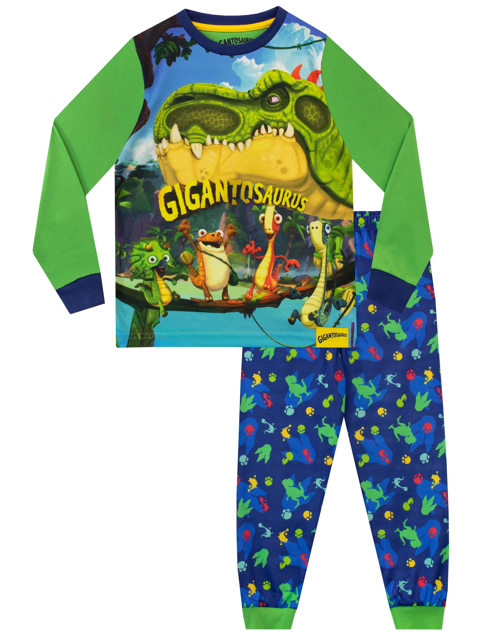 Gigantosaurus Boys Dinosaurs Pajamas Green Sizes 3T-8 - Walmart.com