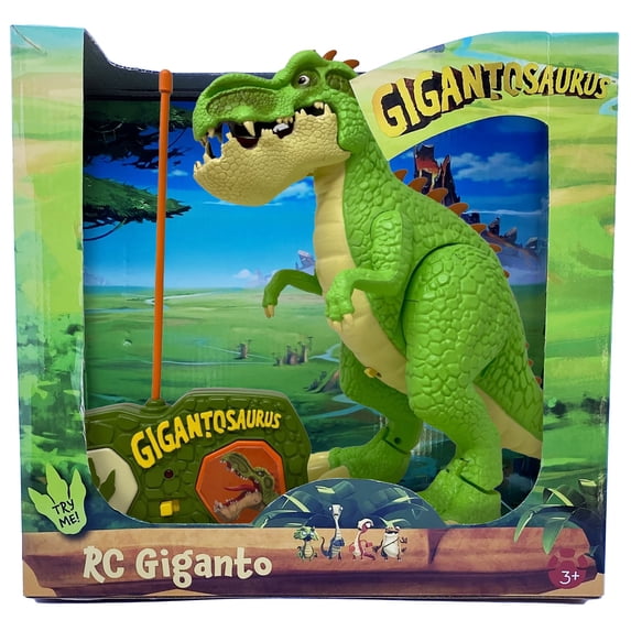 Gigantosaurus: RC Giganto - Green Dinosaur Action Figure, Radio ...
