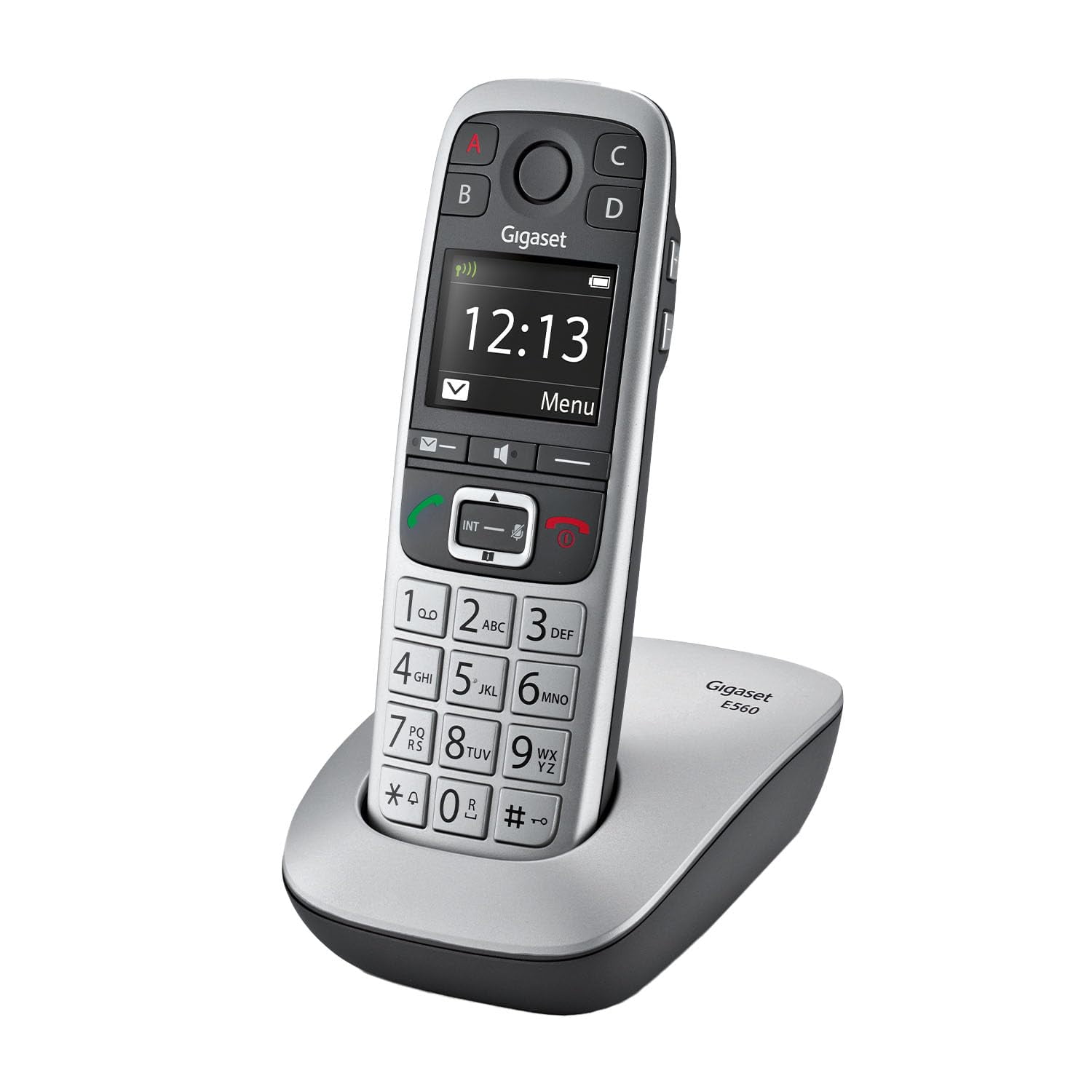 Gigaset E560 Telefono Cordless, Tasti Grandi, Numeri sul Display Grandi ...