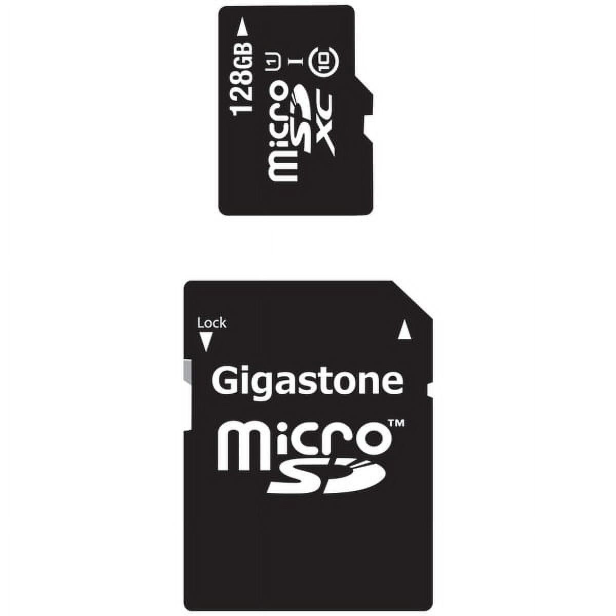 Gigastone MicroSDXC 128GB C10 U1 up to 48MB/s with SD adapter (GS ...
