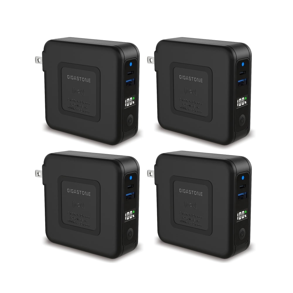 Gigastone 4-in-1 10000mAh Qi Wireless Portable Charger 20W Wireless ...