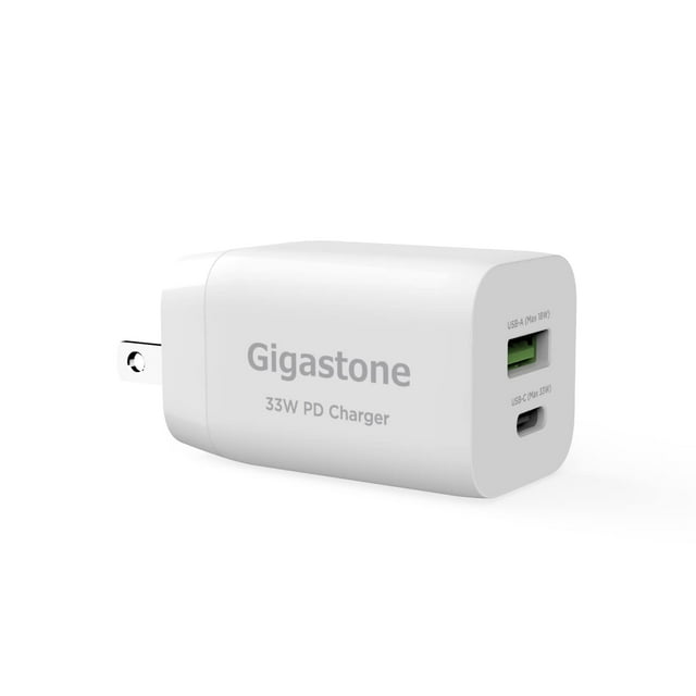 Gigastone 30W USB C Charger Power Go Dual Ports PPS 33W Power Adapter ...