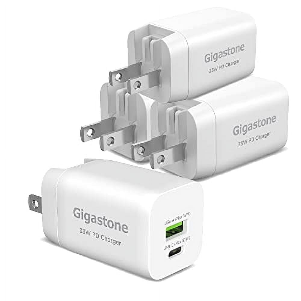 Gigastone 30W USB C Charger Power Go Dual Ports PPS 33W Power Adapter ...