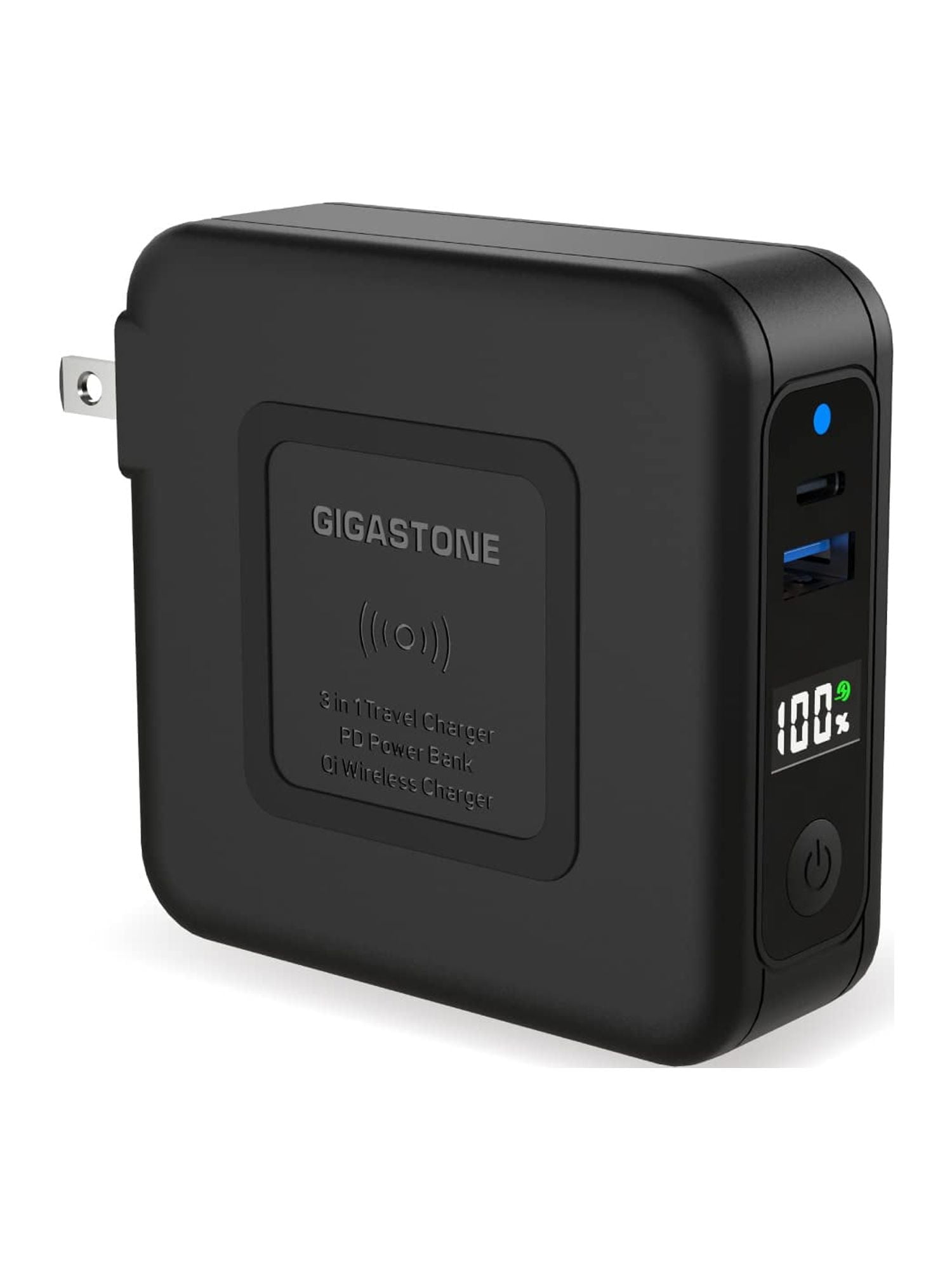 Gigastone 4-in-1 10000mAh Qi Wireless Portable Charger 20W Wireless ...