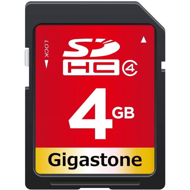 Gigastone 4GB SDHC Flash Memory Card - Walmart Business Supplies