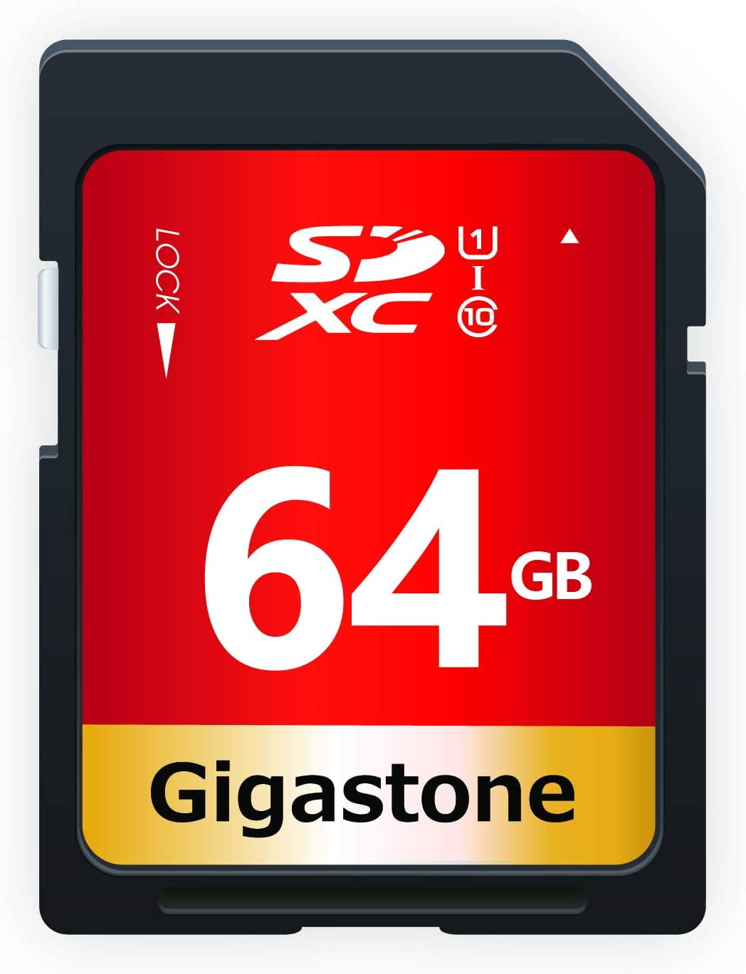 Gigastone 64GB SDXC Card Class 10 UHS-I U1 Up to 80MB/s Memory Card ...