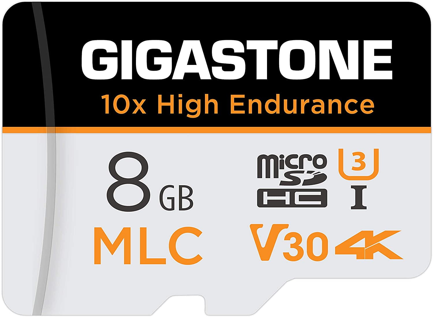 Gigastone 8GB MLC Micro SD Card, 10x High Endurance 4K Video Recording ...