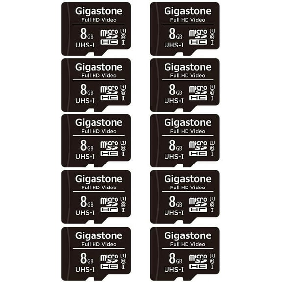 32GB Micro SD Card 10-Pack, Full HD Video, Surveillance Security Cam ...