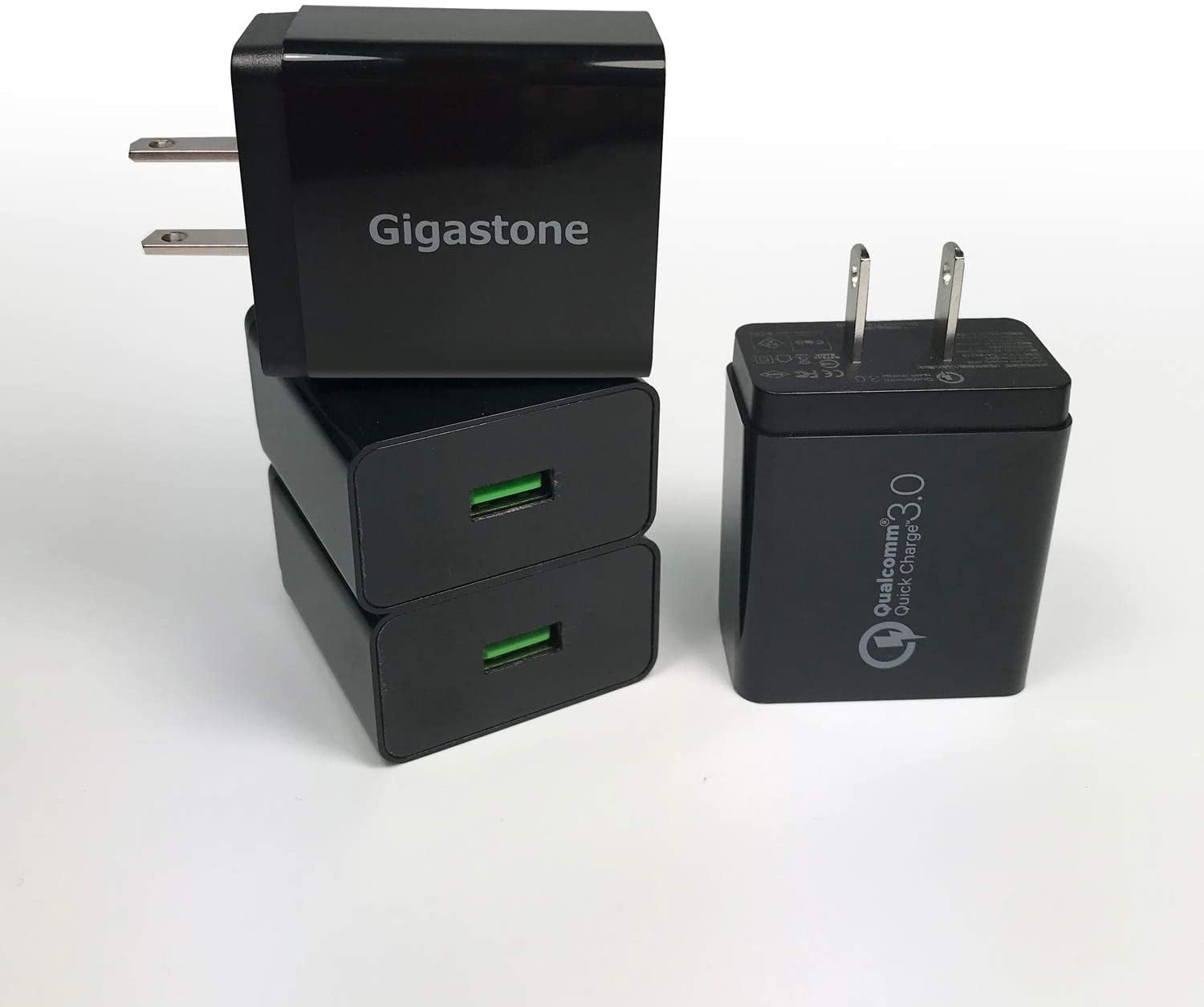 Gigastone USB 18W Fast Charge Wall Charger with Qualcomm Quick Charge 3 ...