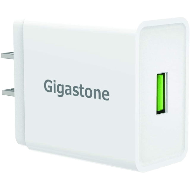 Gigastone USB 18W Fast Charge Wall Charger with Qualcomm Quick Charge 3 ...