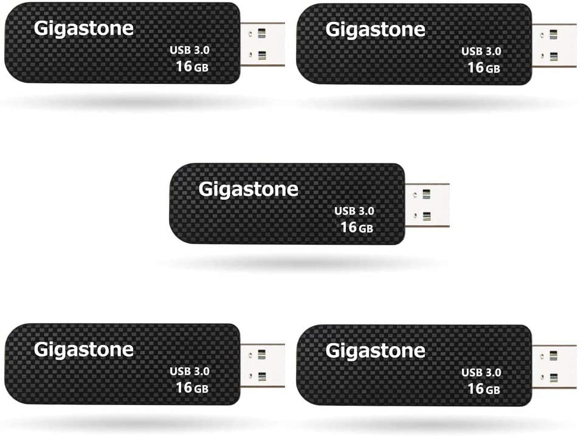 Gigastone USB 3.0 Flash Drive 16GB, 5 Pack (5x16GB) - Walmart.com