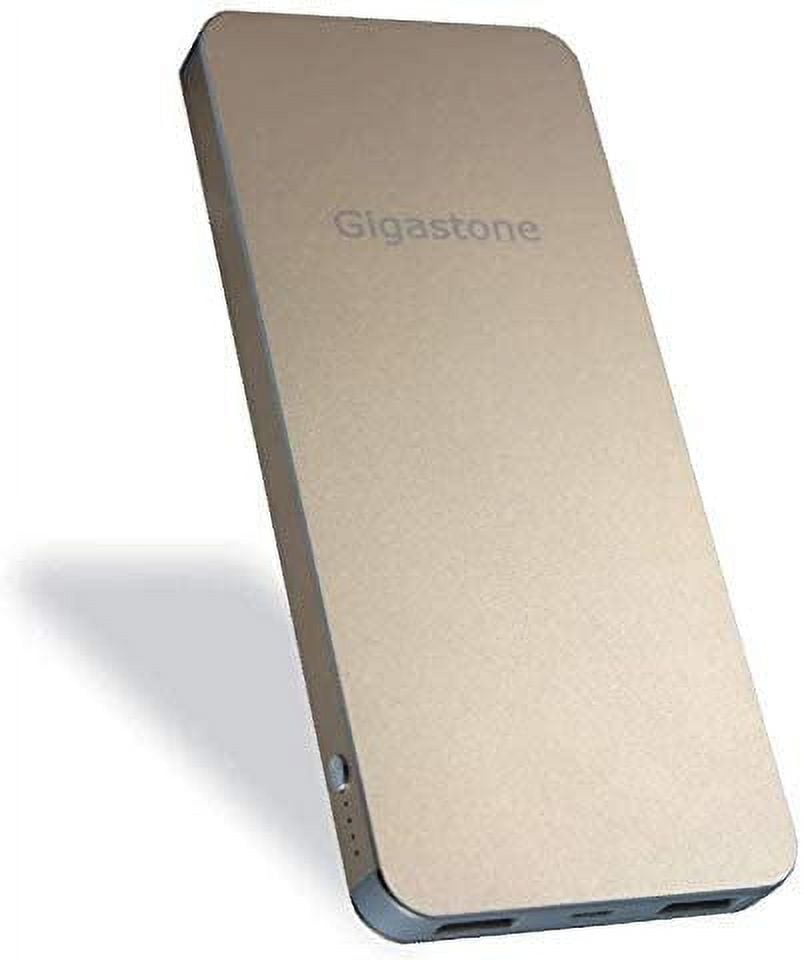 Gigastone Ultra Slim 10000mAh Power Bank, Dual Outputs 5V/2.4A Max ...