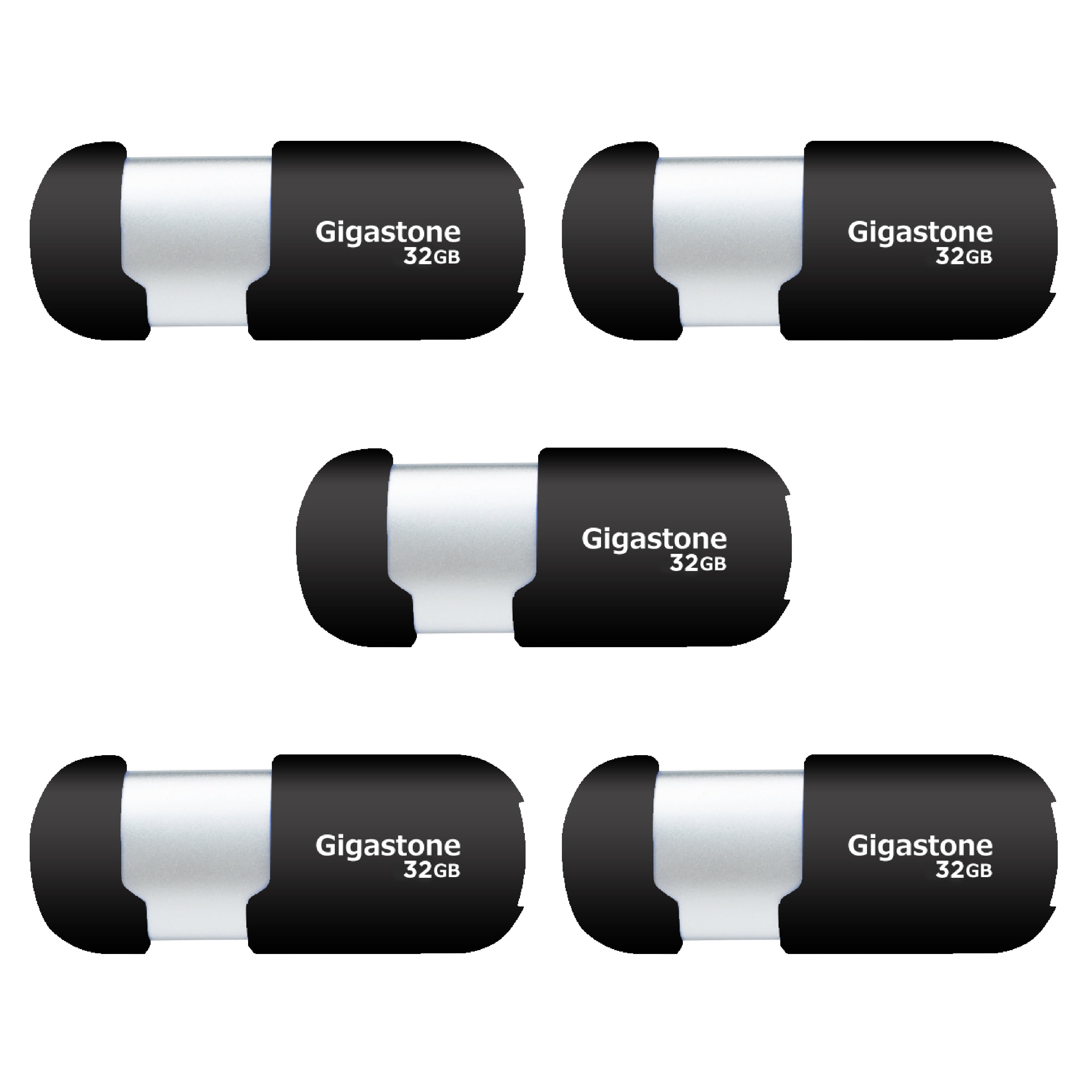 Gigastone V10 32GB USB 2.0 Flash Drive, Capless Retractable Design Pen ...