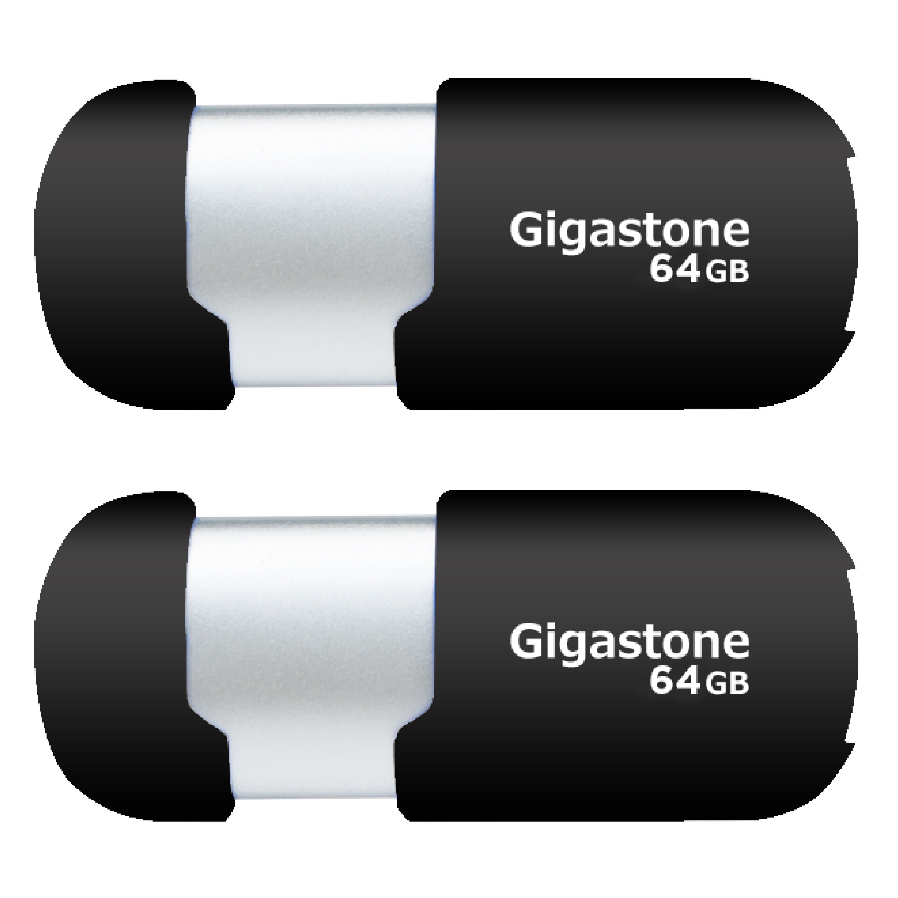Gigastone V10 64GB USB 2.0 Flash Drive, Capless Retractable Design Pen ...