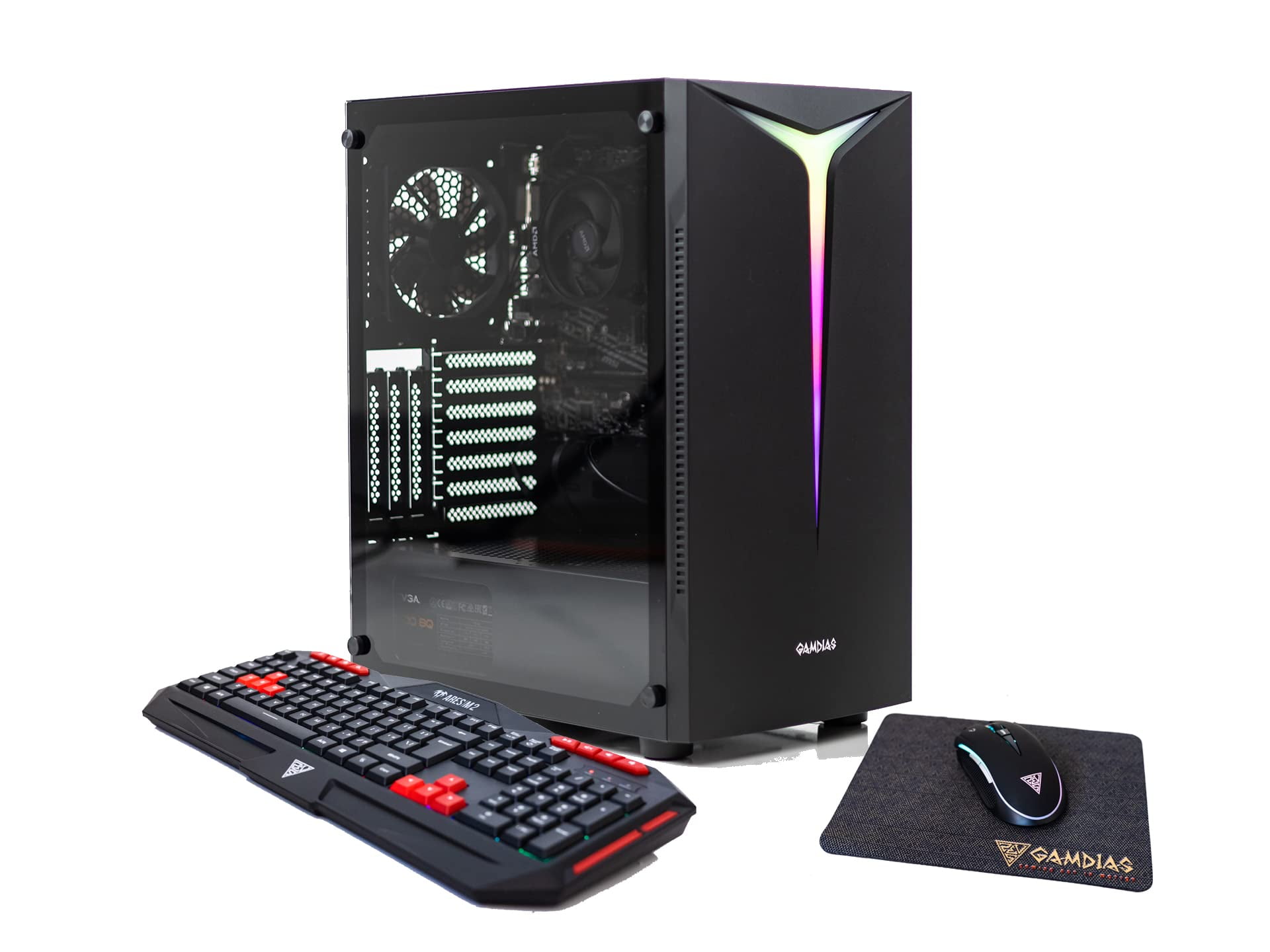 Gigatech Gaming Apollo 5 Gaming Desktop - AMD Ryzen 5 5600G 6-Core 12 ...