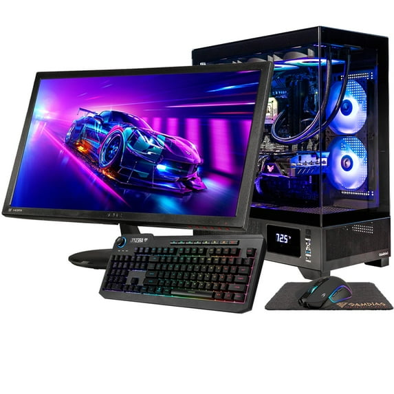 Gigatech Gaming Omega 5 Gaming PC Desktop Monitor Bundle - Intel Ultra ...