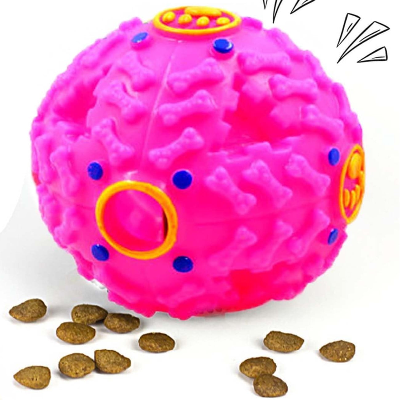 Giggle Ball for Dogs Vetlora Dog Ball 3 Inch Pawpaw Ball Toy for Dogs ...