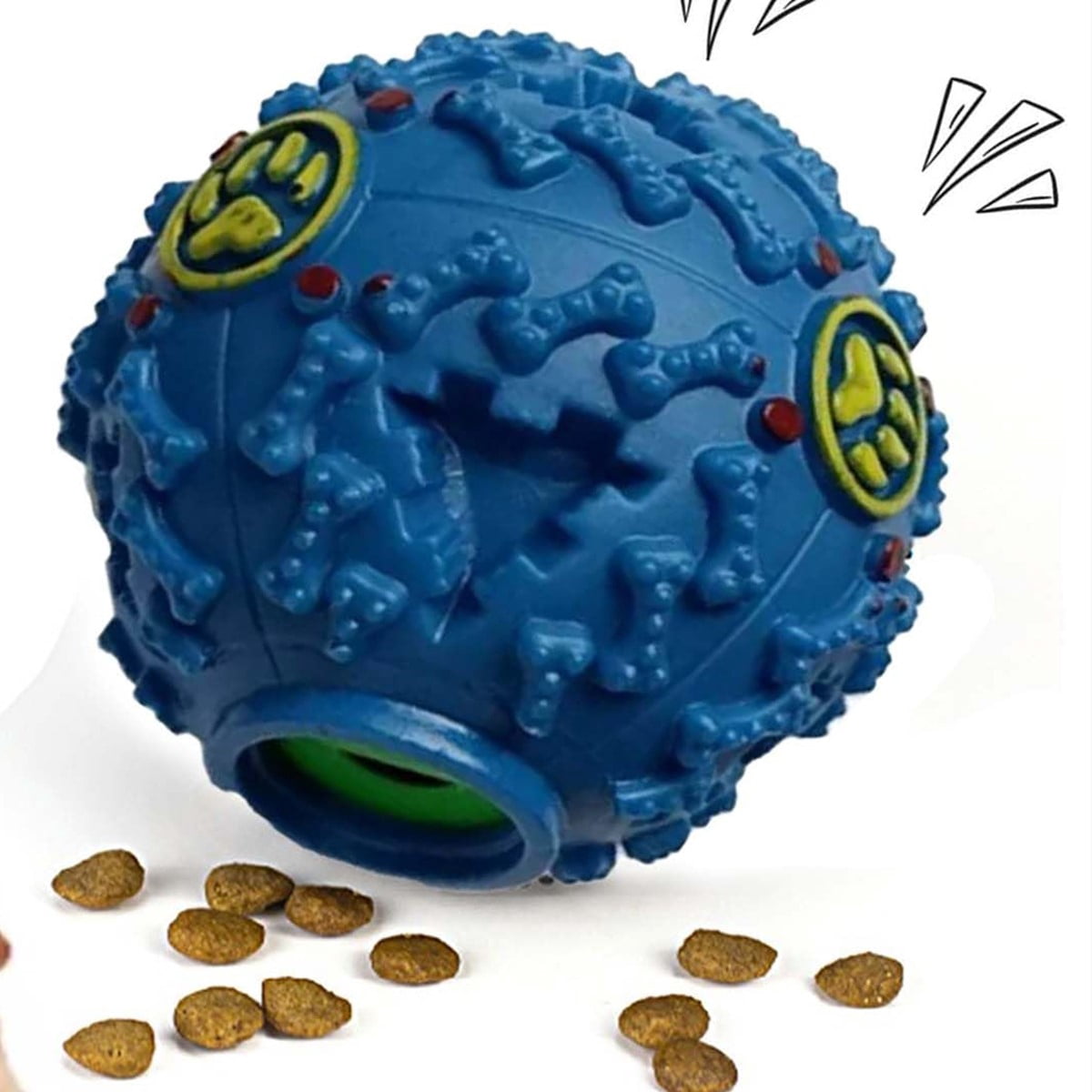 Giggle Ball for Dogs Vetlora Dog Ball 3 Inch Pawpaw Ball Toy for Dogs ...