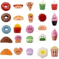 Giggle Zone Mini Food Mochi Squishies, 24 Piece Fidget Toys with ...