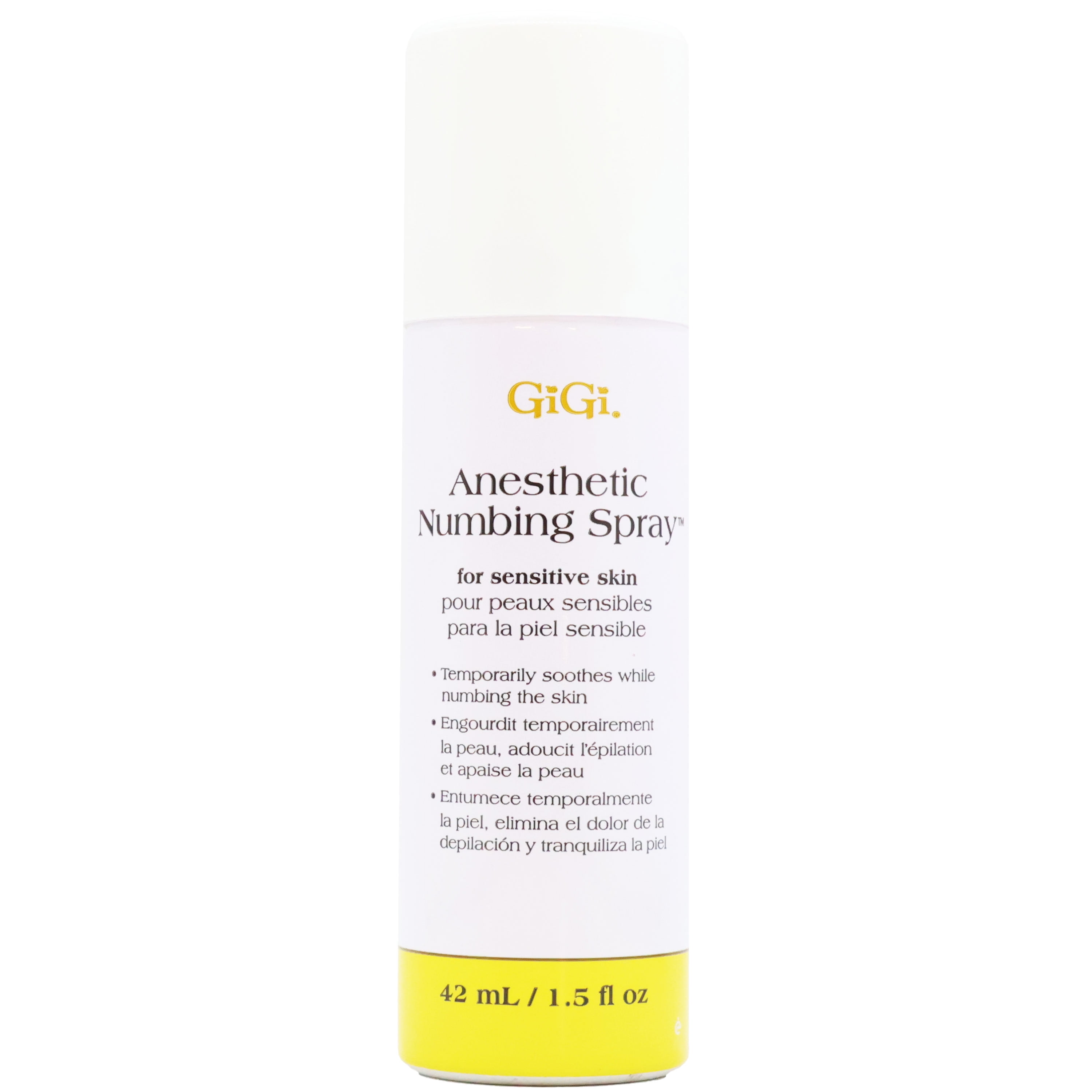 Gigi Anesthetic Numbing Spray, For Sensitive Skin 1.5 Oz., Pack of 1, 2 ...
