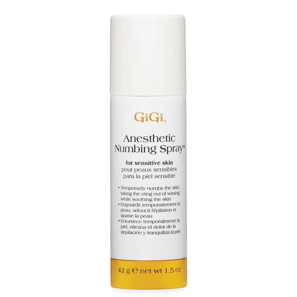 Gigi Anesthetic Numbing Spray for Waxing, Sensitive Skin, 1.5 Oz ...