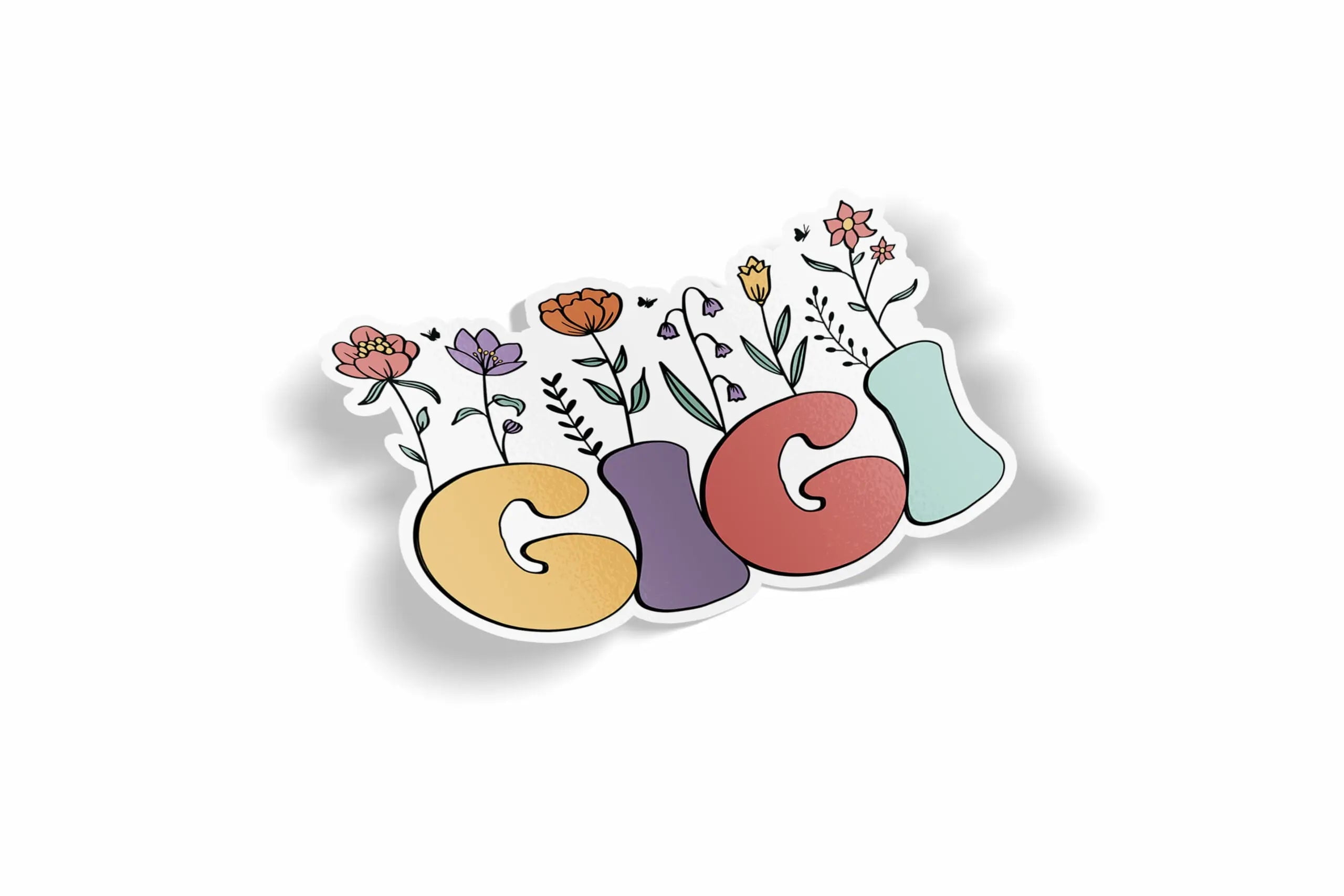Gigi Floral Waterproof Sticker - Walmart.com