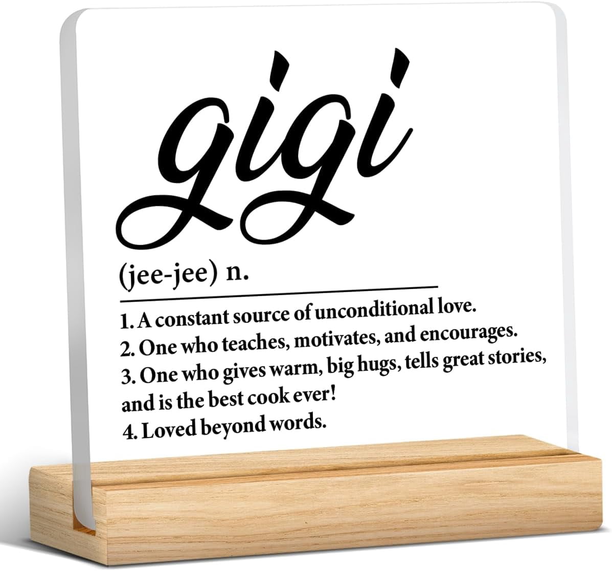 Gigi Gift From Granddaughter Grandson, Gigi Gifts for Grandma, Birthday ...