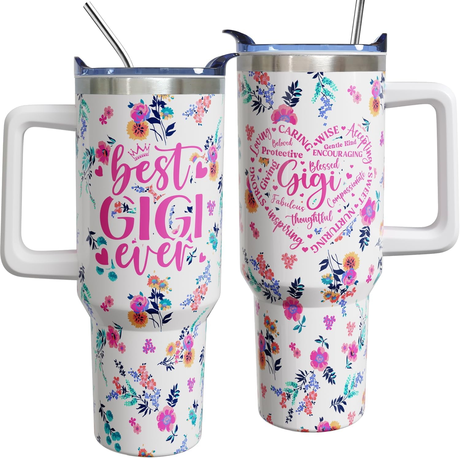 Gigi Mothers Day Gifts for Grandma from Grandkids, 40 oz Best Gigi Ever ...