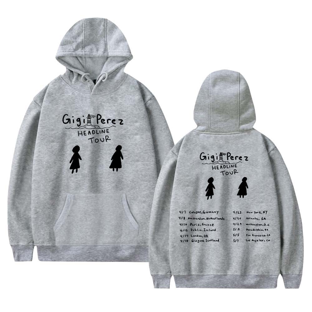 Gigi Perez Headline Tour 2025 Merch Hoodies Women Men Long Sleeve ...