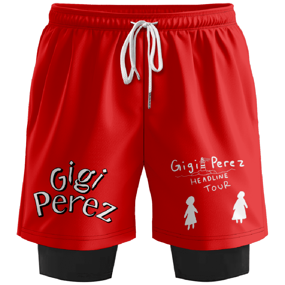 Gigi Perez Headline Tour Shorts Women Men 2 in 1 SweatShorts Fashion ...