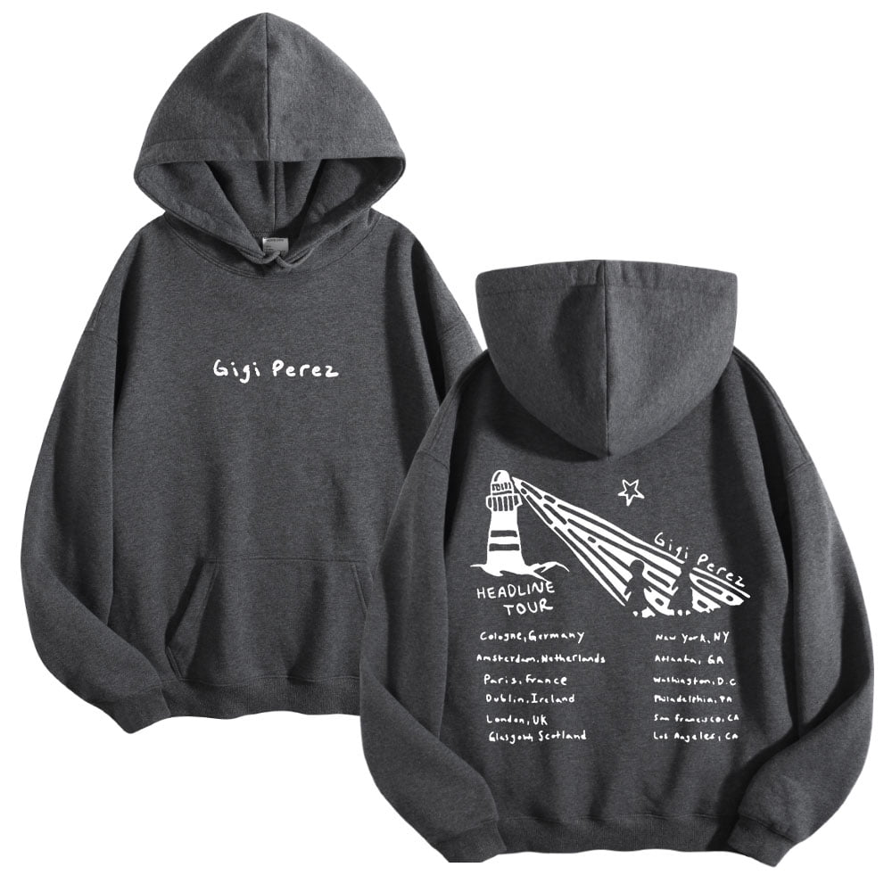 Gigi Perez Lighthouse Tour Hoodies Casual Sweatshirts Hip Hop ...