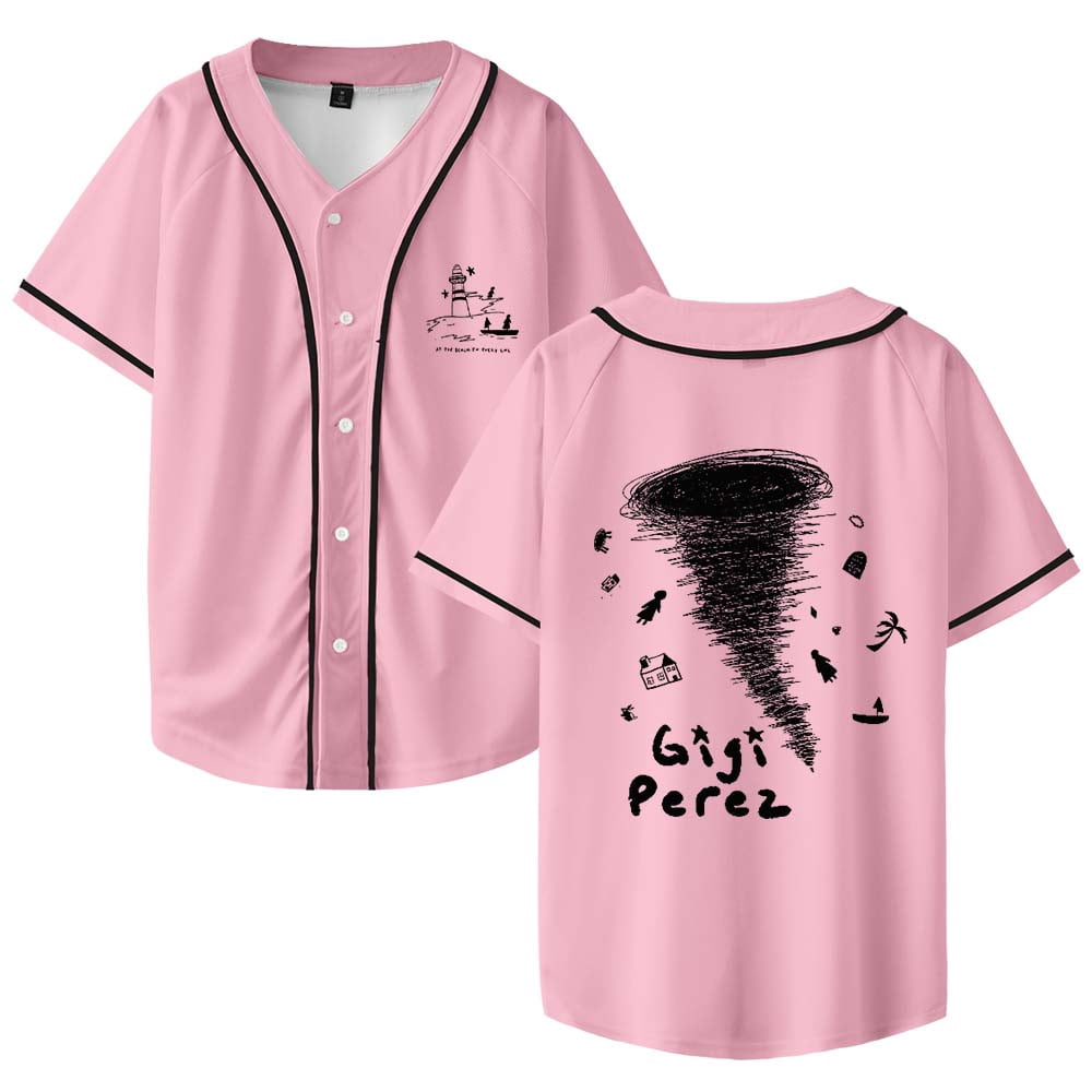 Gigi Perez Twister Baseball Jersey Shirt at The Beach in Every Life ...