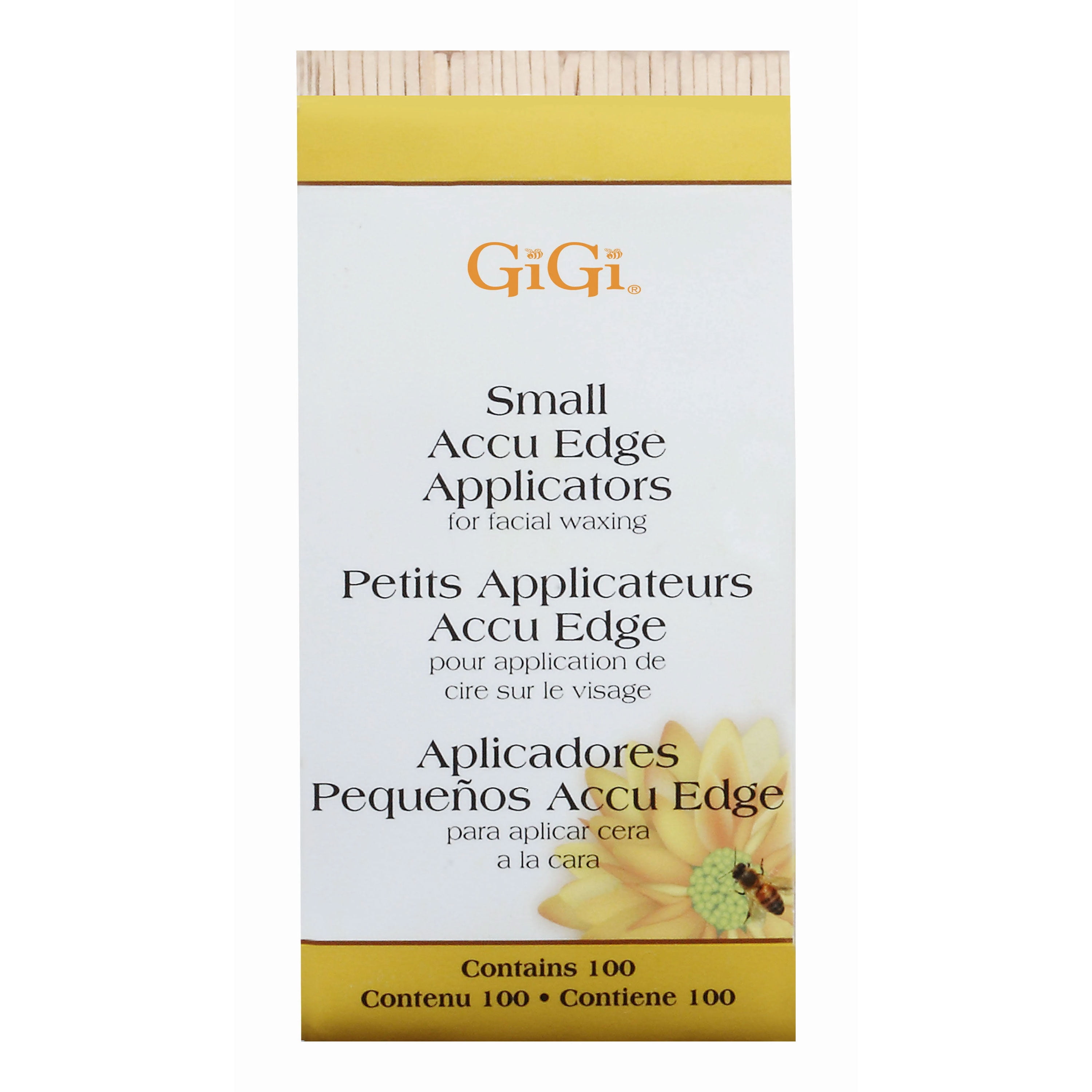 Gigi Small Accu Edge Wax Applicators, 100/PK - Walmart.com
