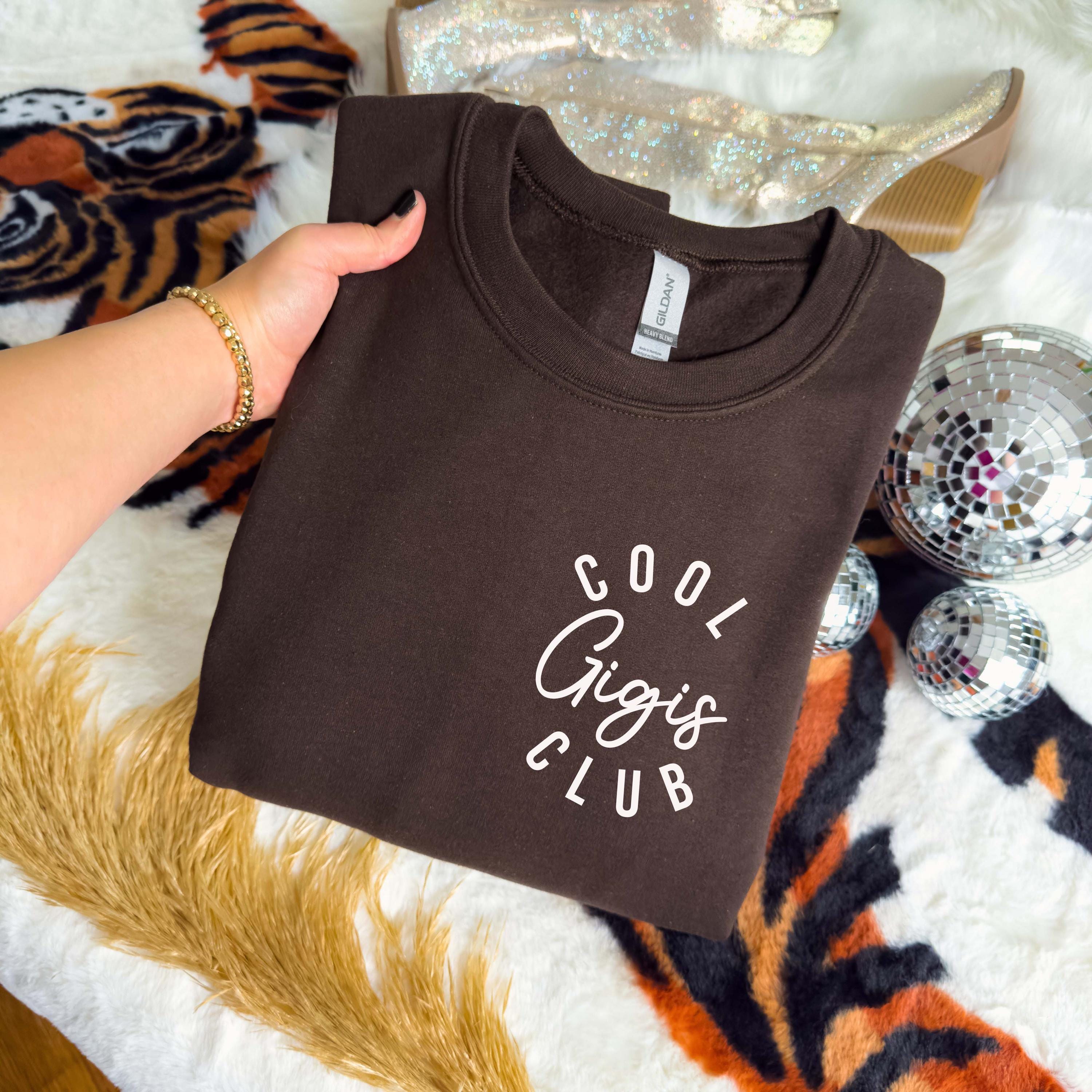 Gigi Sweatshirt, Cool Grandma Crewneck, Cozy Gigi Sweater, Grandma ...