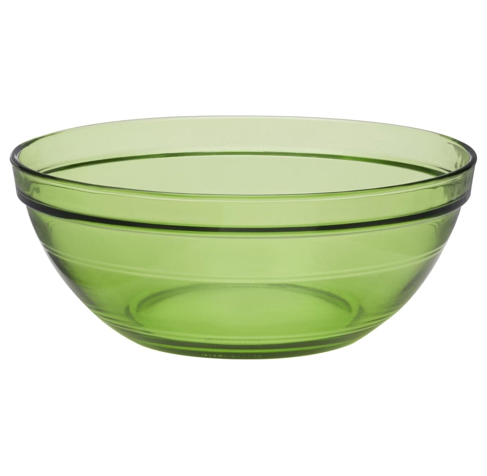 Gigogne Glass Stackable Mixing Bowls/Prep Bowls Set of 6, Green. 32¾ oz ...