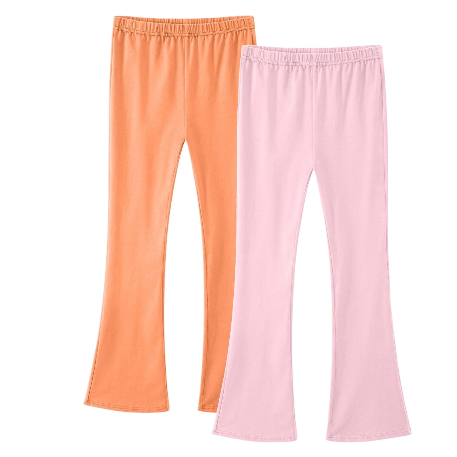 GigrtiJin 3-16 Years Multipack Cotton Flared Pants for Girls Teens ...