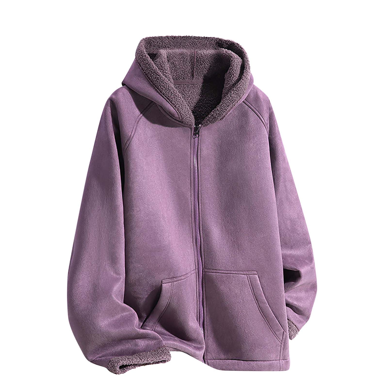 GigrtiJin Men Oversized Hoodies Casual Long Sleeved Zip up Hooded Solid ...