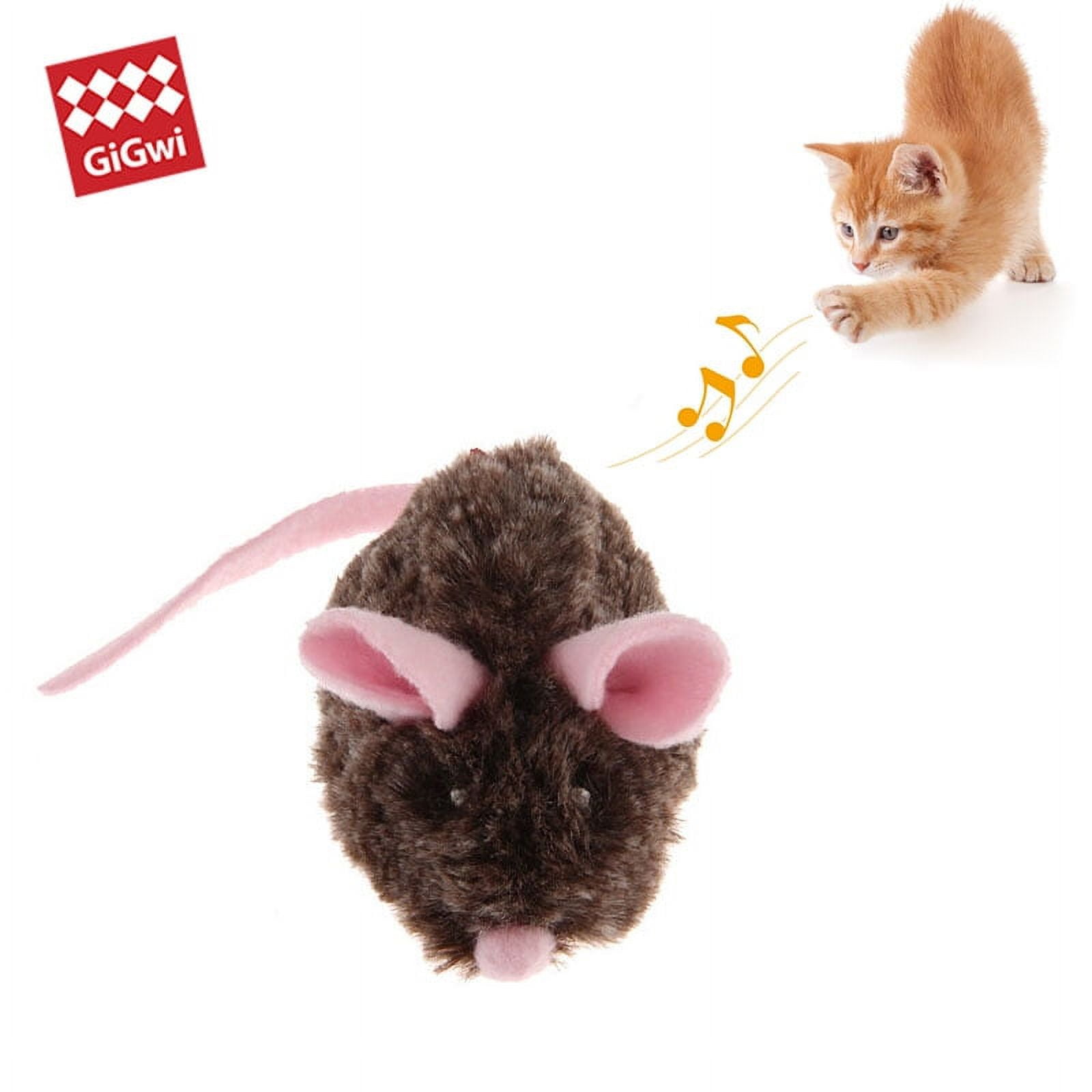 Gigwi Interactive Cat Mouse Toy, Automatic Mice Cat Toy Electronic ...