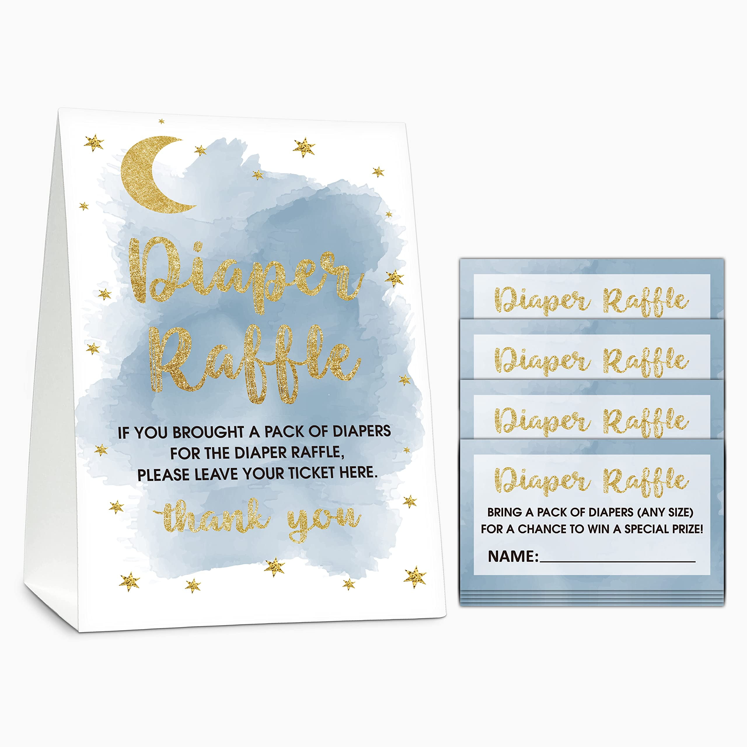 14 Piece Steering Kit Berry Sweet Diaper Raffle Tickets - Baby Shower ...