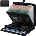 Gijjgole Fireproof Accordion File Organizer, Portable Expanding File ...