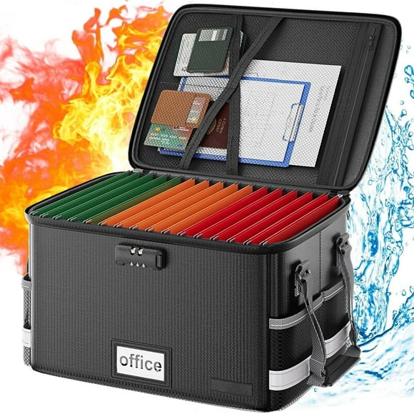 Locking File Boxes and Document Organizers for Office and Home Storage